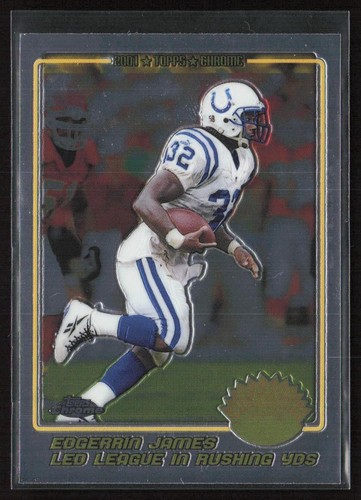 2001 Topps Chrome Edgerrin James #210 Indianapolis Colts | eBay