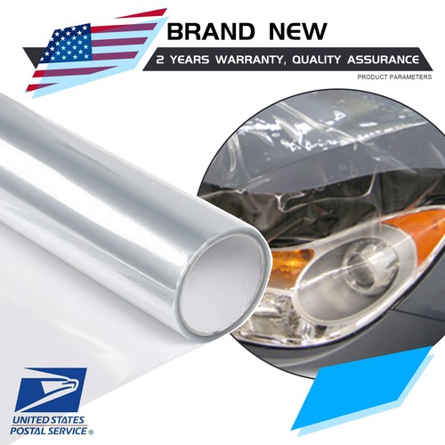 12"w Gloss Clear Transparent Headlight Taillight Fog Light Tint Film ...