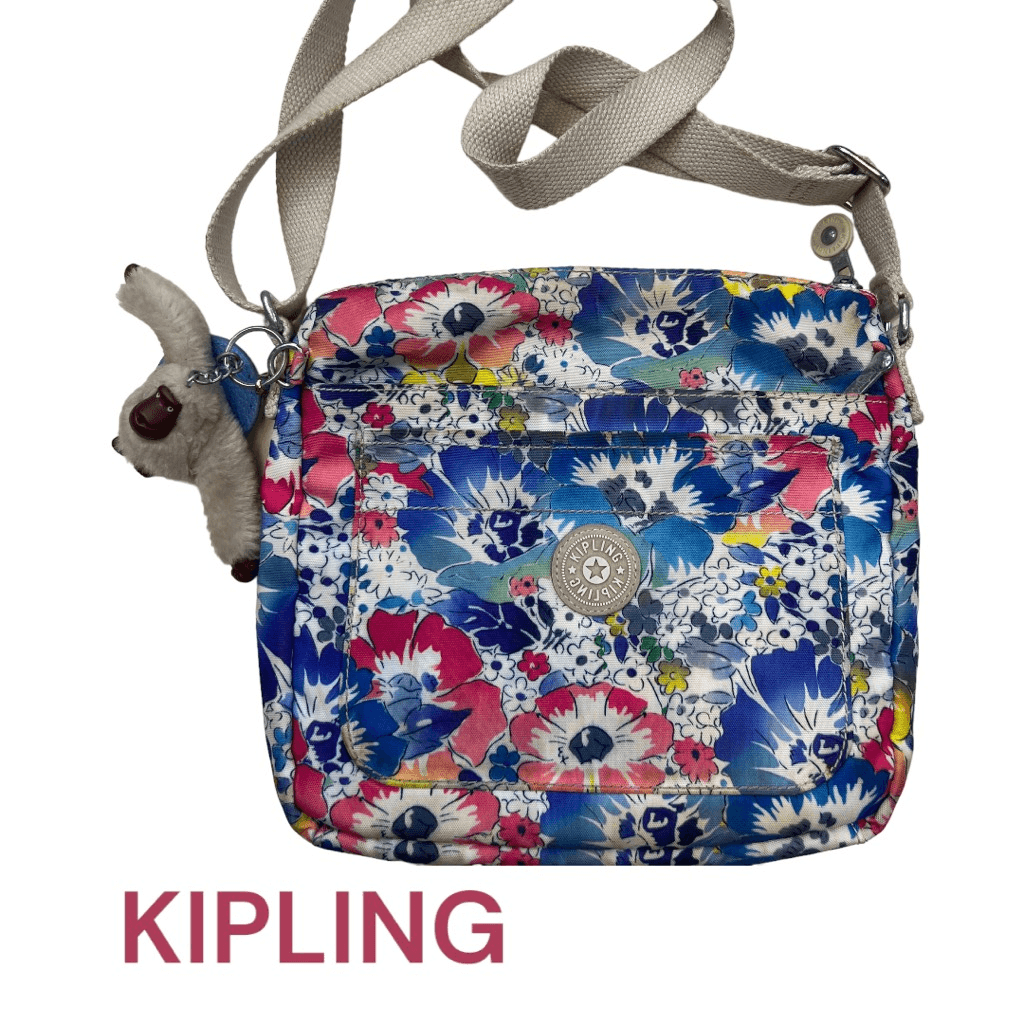 Kipling Crossbody Bag Women's Small Multi-Color Sebastian Flower Bloom ...