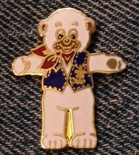 1988 Calgary Olympic Pin ~ Mascot ~ Howdy ~ Polar Bear ~ Cloisonne by ...
