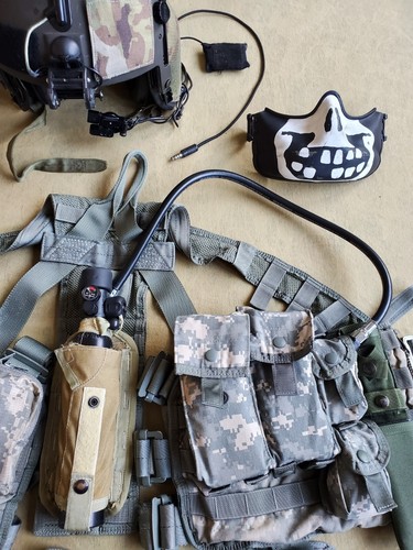 HGU-56 Flight Helmet Lot, Pilot Helmet, Survival Vest, Rare LPU-40, Air ...