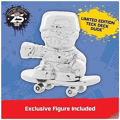 Tech Deck 25th Anniversary 8-Pack Fingerboards Limited Edition Tech ...