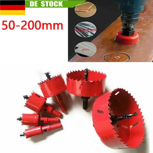 85mm-200mm M42 HSS Bi Metall Lochsäge Bohrkrone Bohrer für Aluminium ...