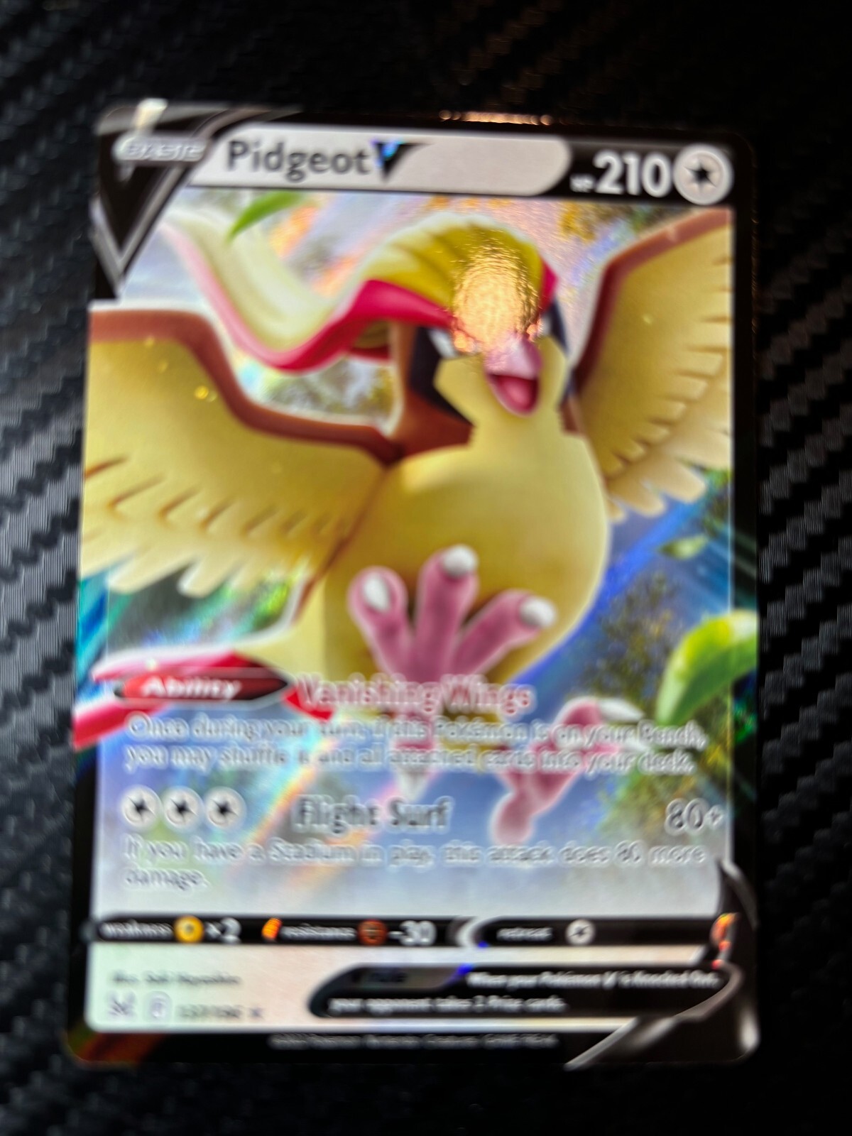 Pidgeot V Lost Origin Ultra Rare NM 2022 Pokémon TCG full art ...