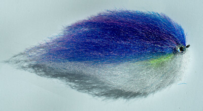 Saltwater fly ,EP baitfish Pinfish, Sunrise blue owner hook Tarpon ...