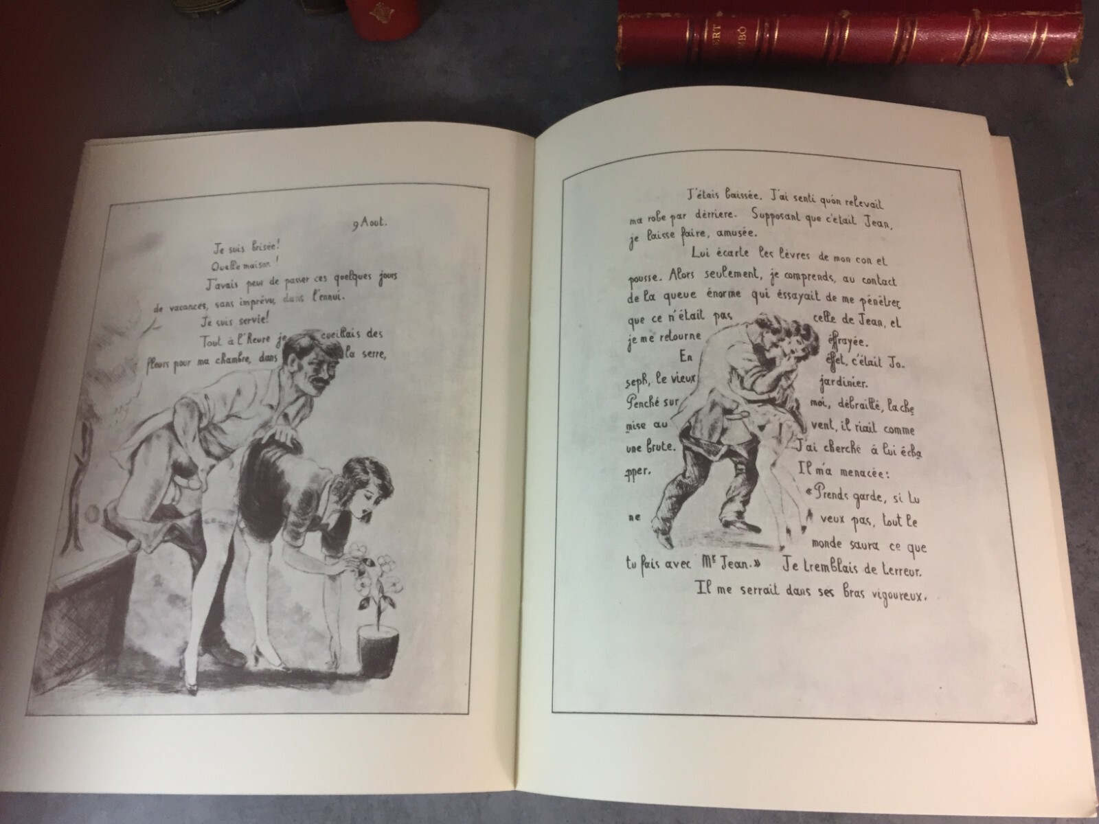 Curiosa Suzon en vacances érotica dessin art déco rare non justifié ...