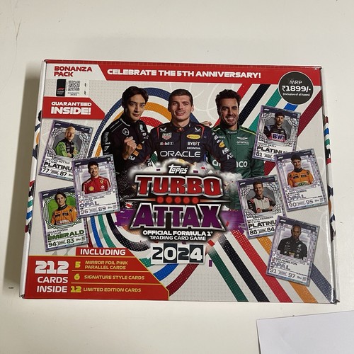 2024 TOPPS TURBO ATTAX Formula 1 F1 Trading Cards Album - Opened Packs ...