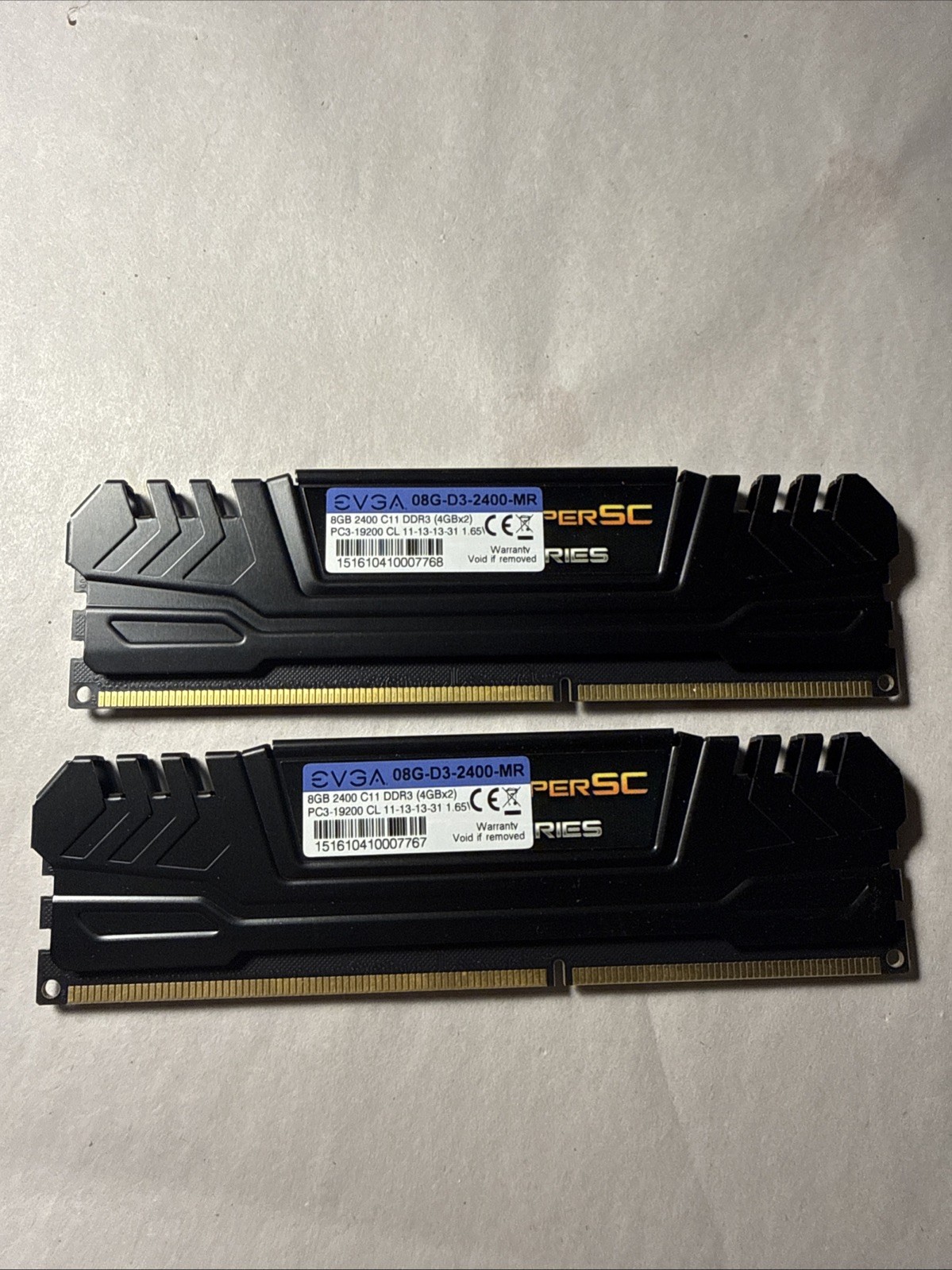 EVGA SuperSC 16GB (2×8GB) DDR3-2400 Desktop RAM | eBay