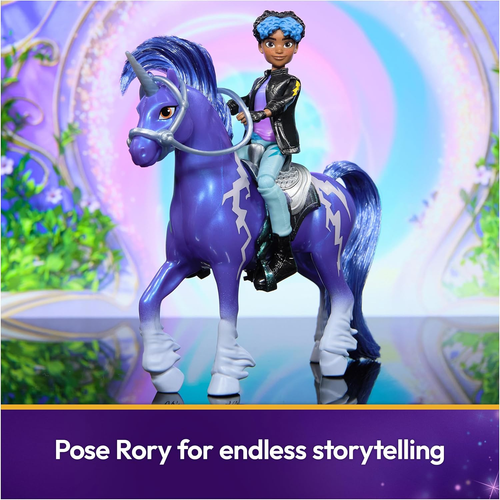 Unicorn Academy Rory & Storm Set with 2 Riding Accessories & Hair ...