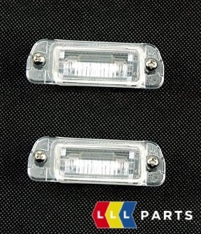 NEW OEM MERCEDES BENZ MB ML R W251 W164 LICENSE PLATE LIGHT 2PCS ...