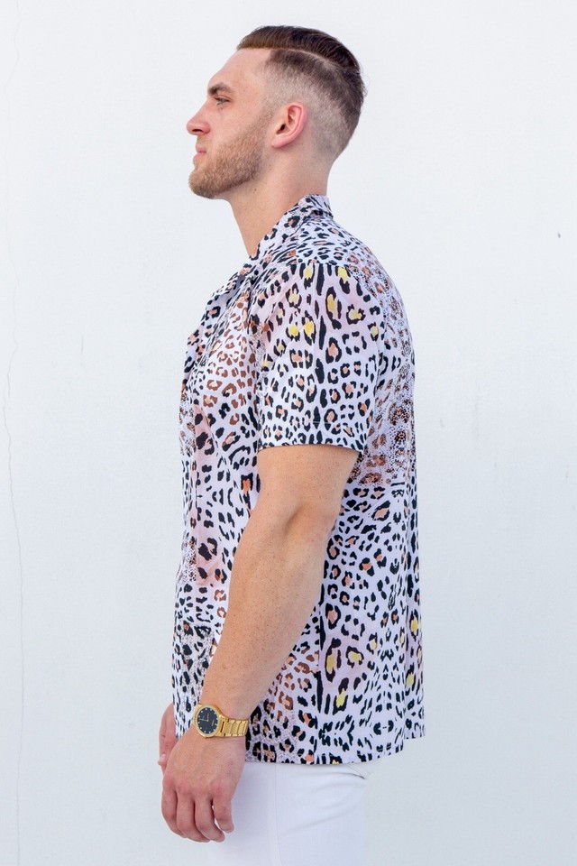 Men’s vintage Cheetah Print Shirt | eBay