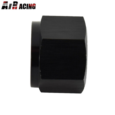 1Pcs -6AN AN6 Fitting male Cap block off nut Aluminum alloys Black | eBay