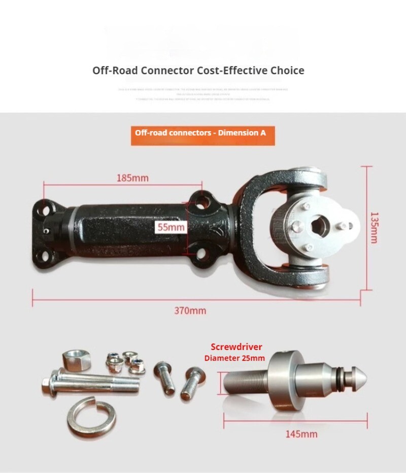 Universal Tractor 360 Degree Connector Trailer Hitch High Strength ...