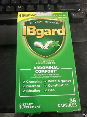 IBgard, abdominal comfort 36 Capsules Each Exp: 5/25 | eBay