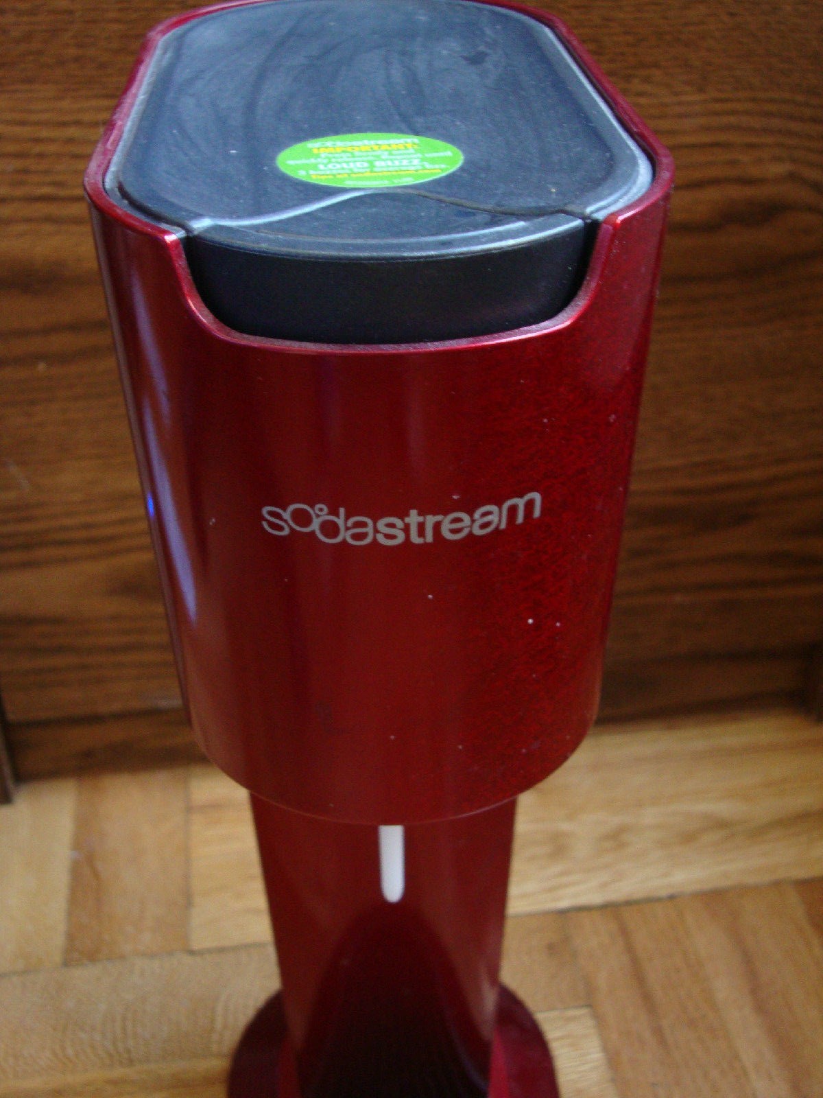 SodaSteam 16" tall red soda machine | eBay