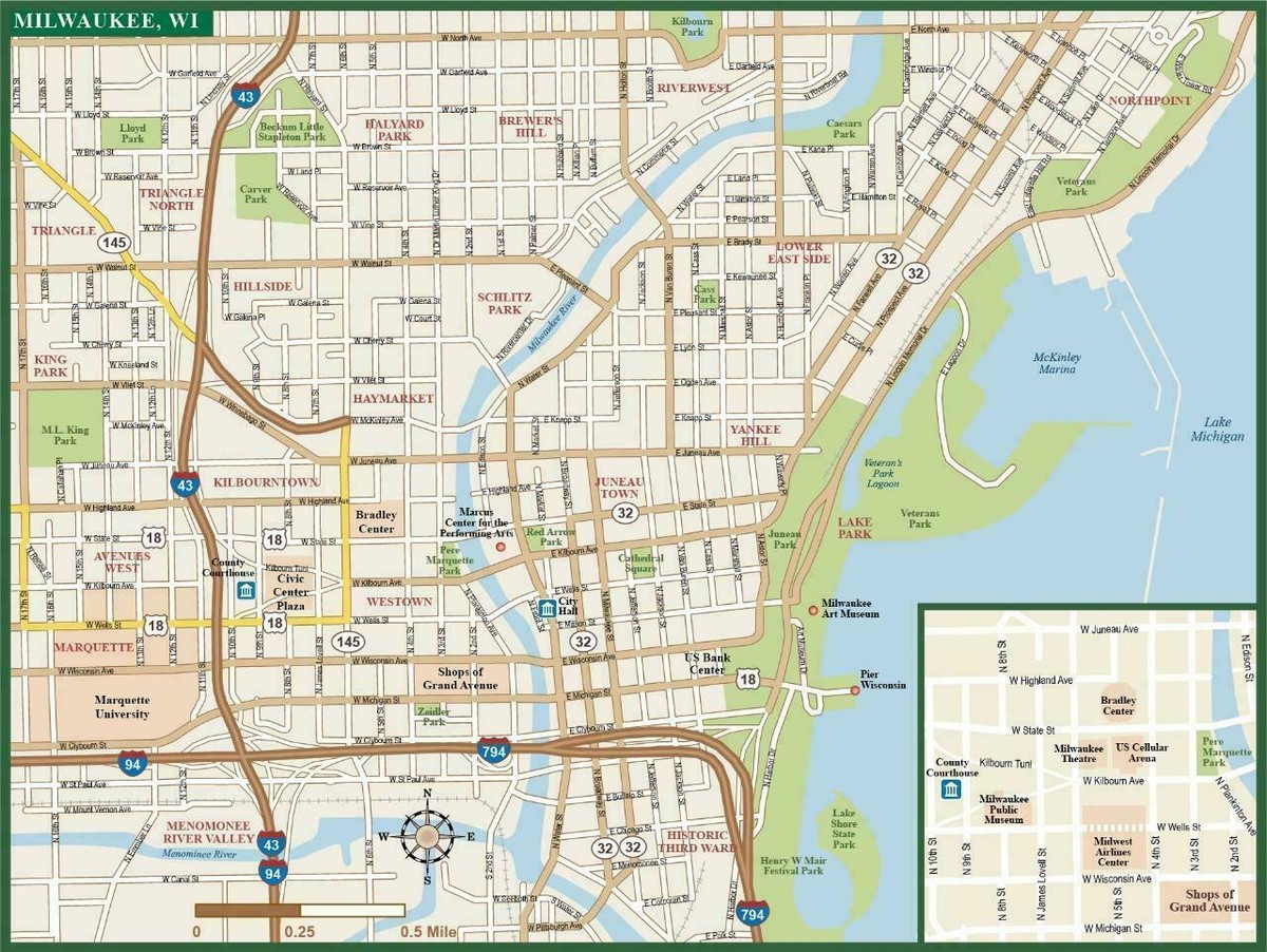 Milwaukee Ward Maps Explore Milwaukee By River