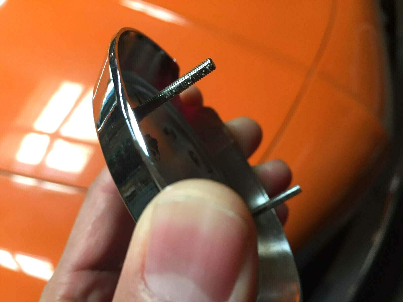 1956-1974 RUBBER SEAL & CLIPS INCLUDED: KARMANN GHIA NEW FRONT EMBLEM ...