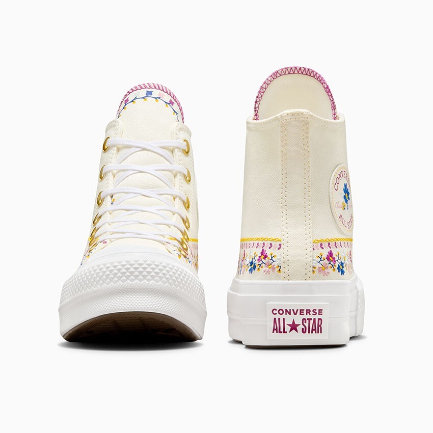 Converse Chuck Taylor AS Free Spirit Florals Platform Hi, A12050C Sizes ...