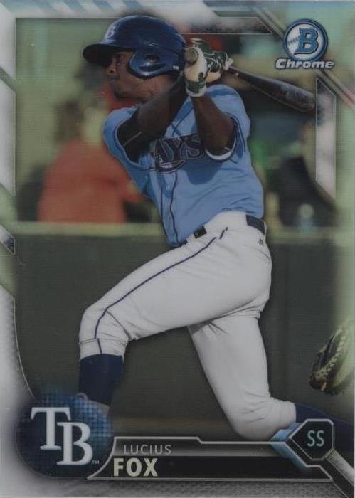 2016 Bowman Draft - Chrome Top Prospects Lucius Fox #BDC-200 Refractor ...