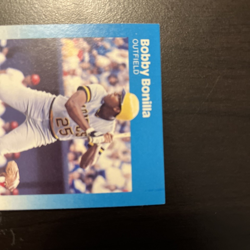 1987 MLB Fleer Bobby Bonilla #605 Base Rookie Card - Pulled From Sealed ...