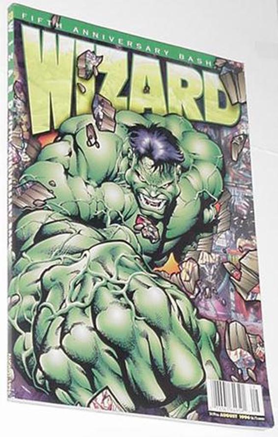 Wizard 60 Incredible Hulk Cvr by Bart Sears | eBay