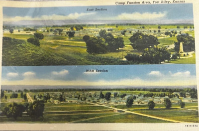 Camp Funston Area East & West sections of Fort Riley , Kansas | eBay