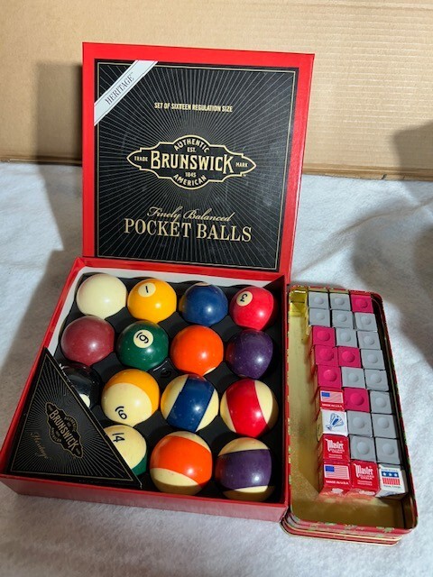 Brunswick Pool Billiard Pocket Balls Complete Set 16 | eBay