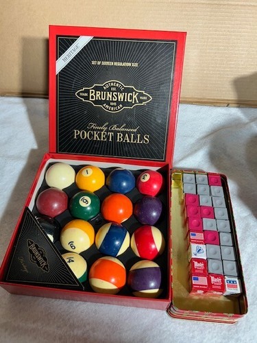 Brunswick Pool Billiard Pocket Balls Complete Set 16 | eBay