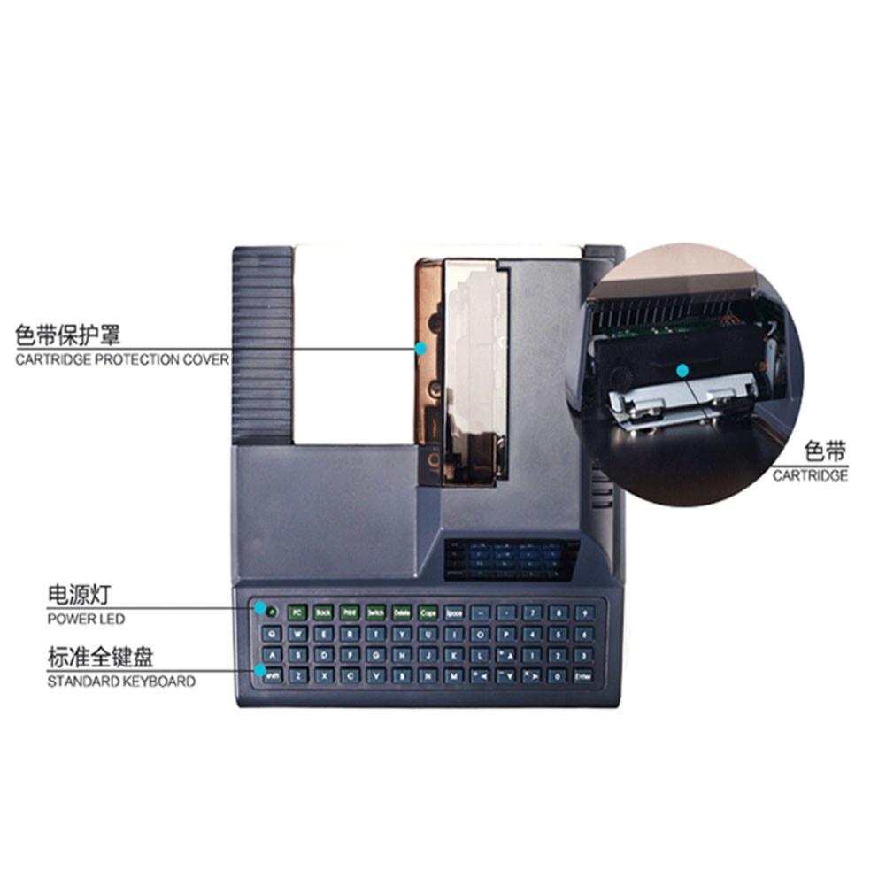 Check Printer Machine Automatic Typewriter Full English Keyboard Check ...