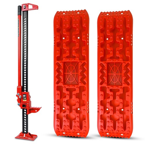 BIG RED Farm Jack 48" with Off Road Boards,Utility High Lift Farm Jack ...