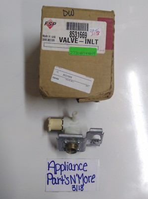 FSP/WHIRLPOOL DISHWASHER WATER INLET VALVE 8531669 FREE SHIPPING NEW ...