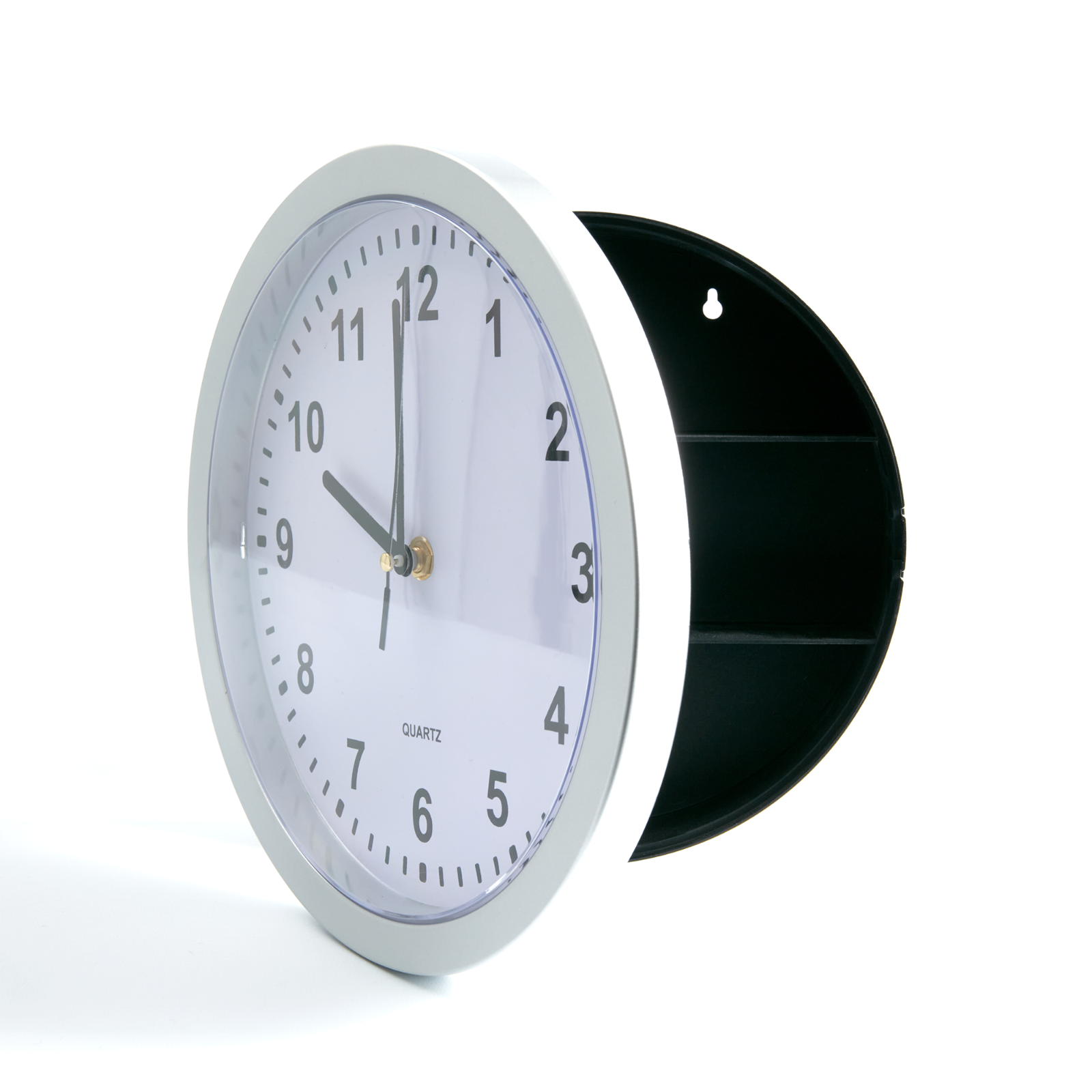 SECRET WALL CLOCK HOME SAFE VALUABLES MONEY BOX STASH CASH JEWELLERY ...