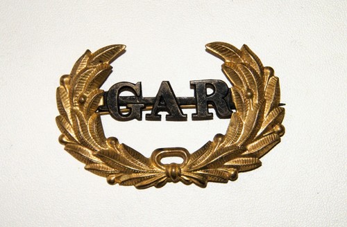Antique GAR HAT BADGE PIN~GRAND ARMY OF THE REPUBLIC Civil War~1860's ...