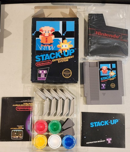 STACK UP NINTENDO NES GAME - 5 SCREW - RARE | eBay