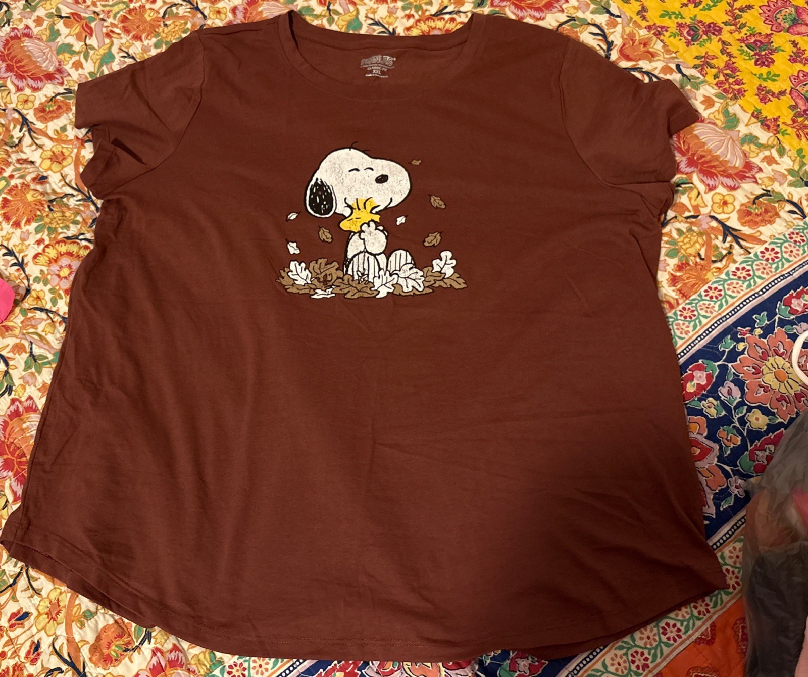 Women’s XXL Peanuts Snoopy Woodstock Fall Classic Fit… - Gem