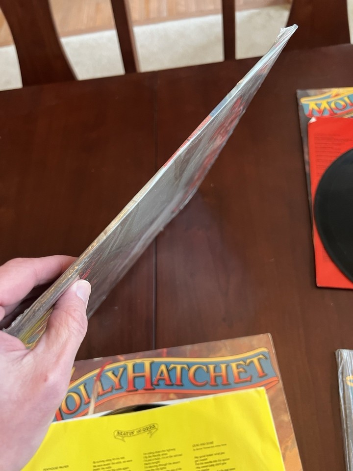 Lot Of 5 Vintage Vinyl Heavy Metal - Krokus, Molly Hatchet and Steve ...