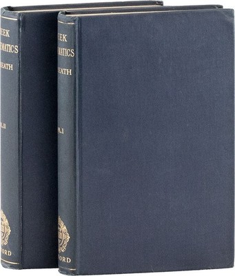 Sir Thomas Heath A HISTORY OF GREEK MATHEMATICS - 2 vols 1st eds 1921 ...