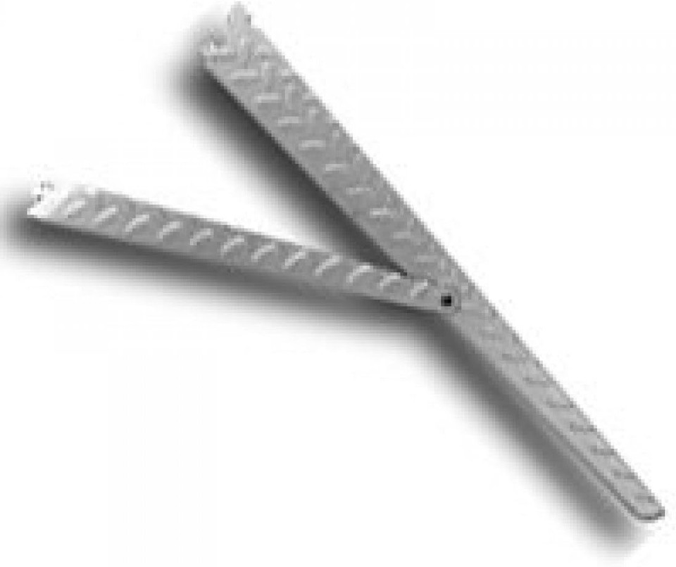 John Sterling HEAVYWEIGHT Diamond Plate Shelf Support 20-Inch, Platinum ...