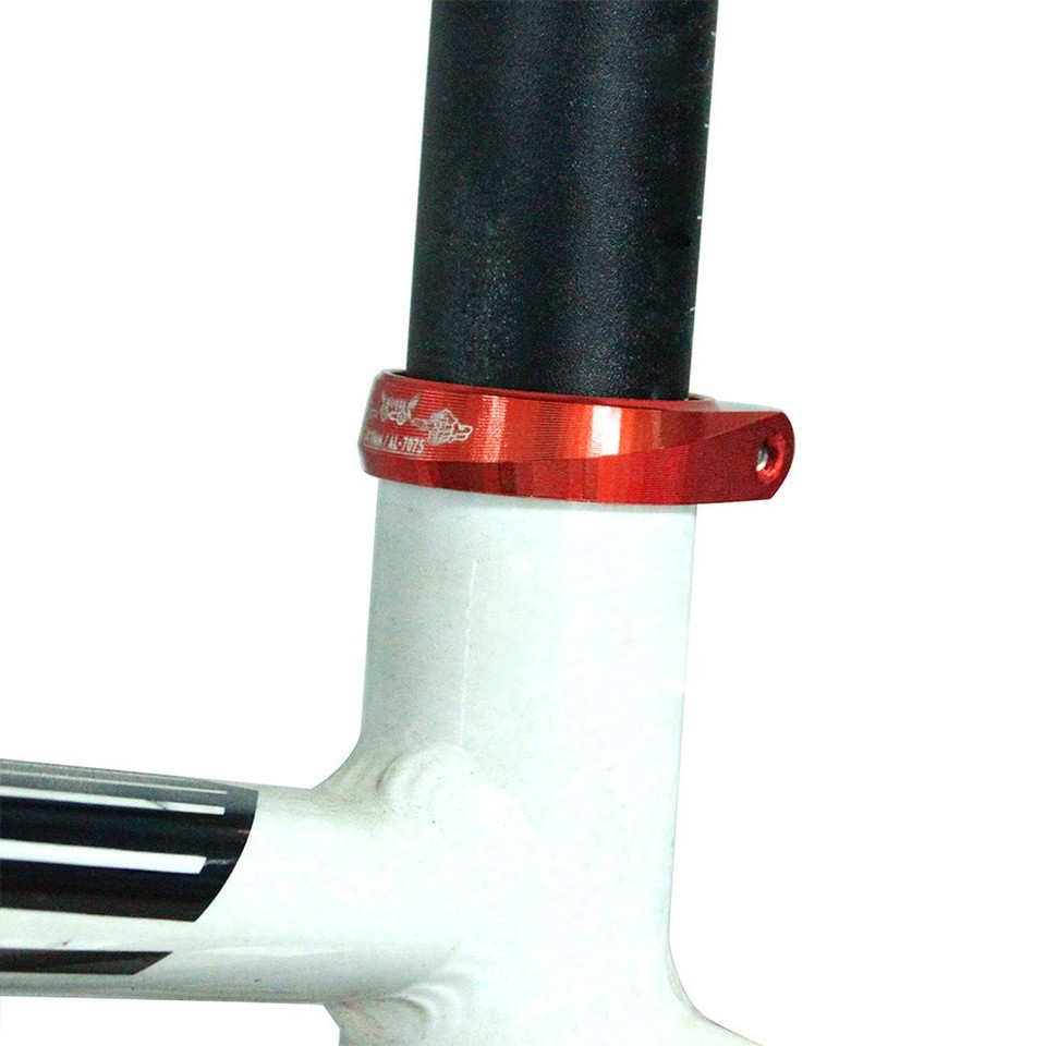 34 .9MM Stable Bike Seatpost Clamp Quick Release Tube Lock Collar ...