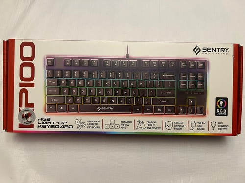 Sentry Pro Gaming KP100 Light Up RGB Keyboard | eBay