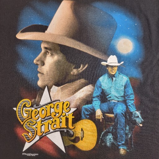 George Straight Vintage Lead On 1994 Tour Shirt XL - Gem