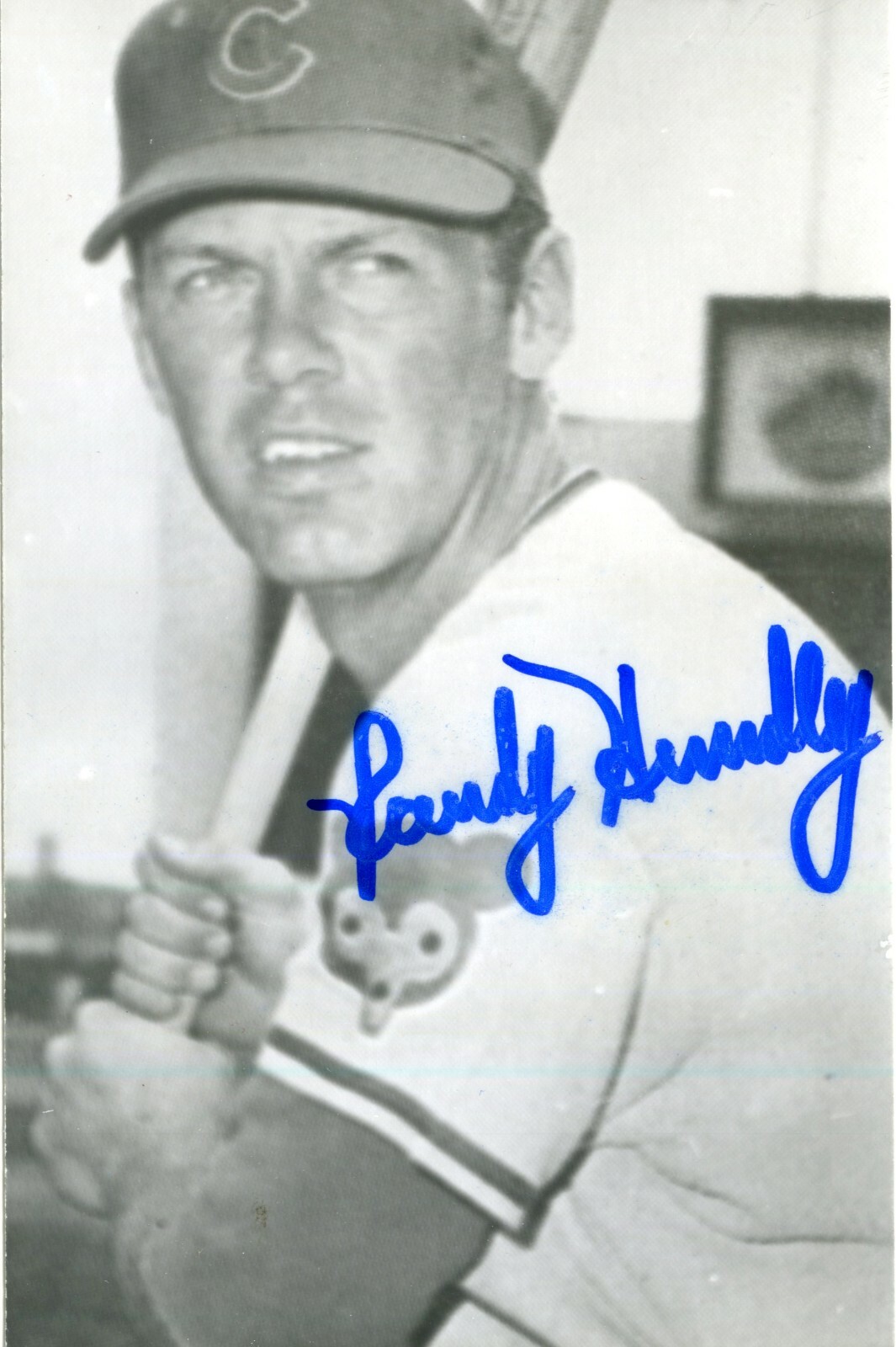 RANDY HUNDLEY CHICAGO CUBS San Francisco Giants PADRES AUTOGRAPHED ...