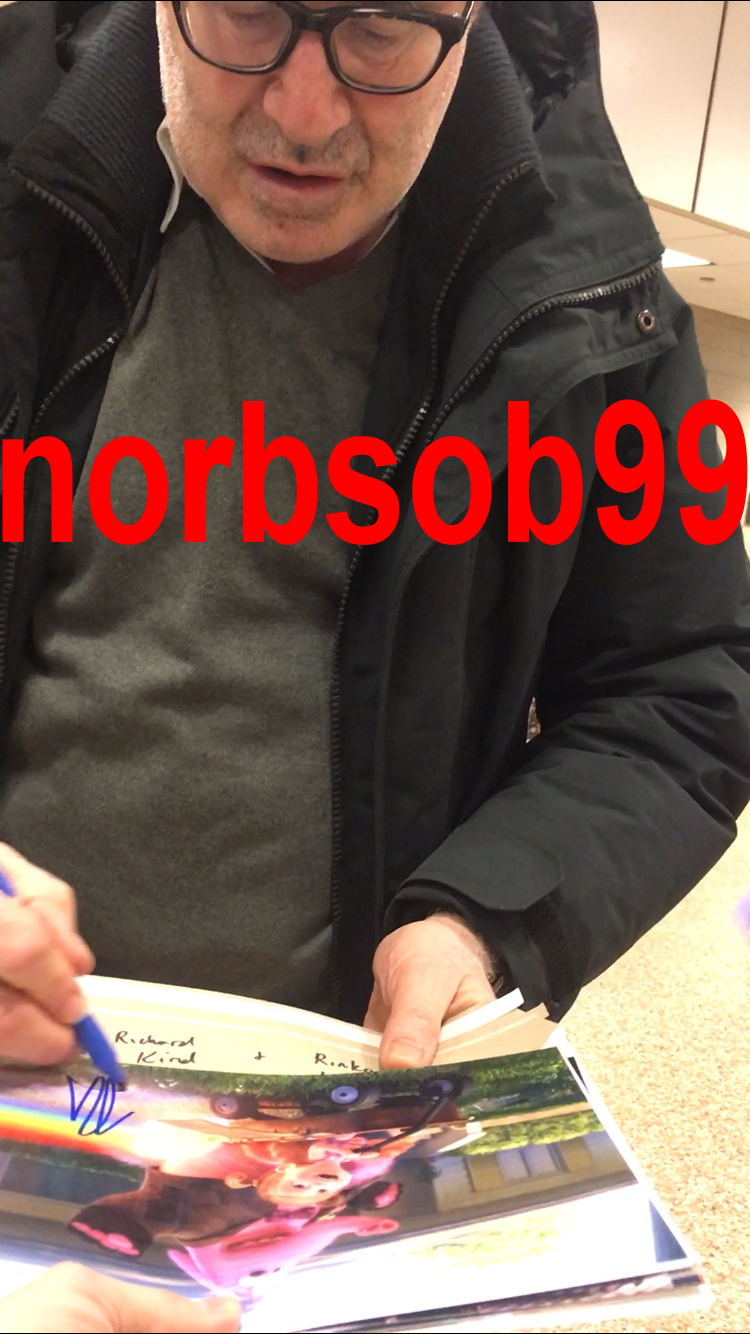 RICHARD KIND SIGNED BING BONG INSIDE OUT 8x10 PHOTO D wEXACT PROOF ...