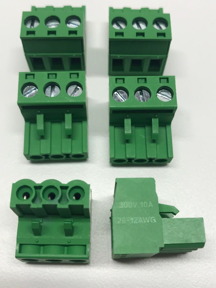 Phoenix Contact Phoenix Connector Speaker Audio 3 Pin 5.08mm Set of 6 ...