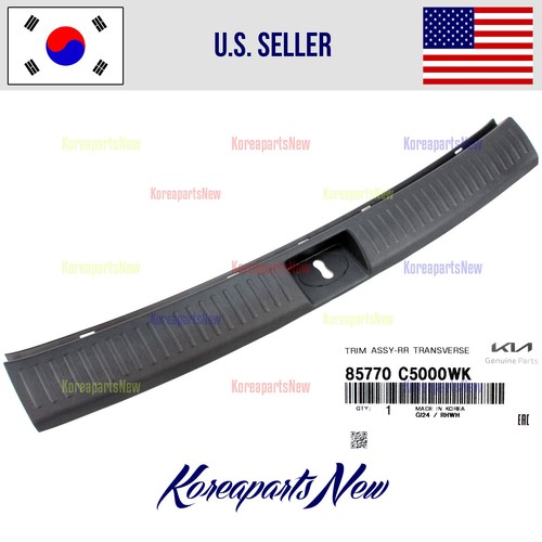 Sill Trim Rear Tailgate Trunk Transverse Black ⭐GENUINE⭐ Kia Sorento ...