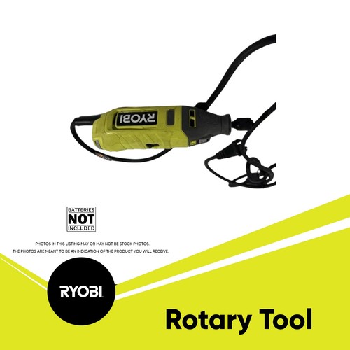 RYOBI RRT100 1.2 Amp Corded Rotary Tool Kit Tool Free Quick Change ...