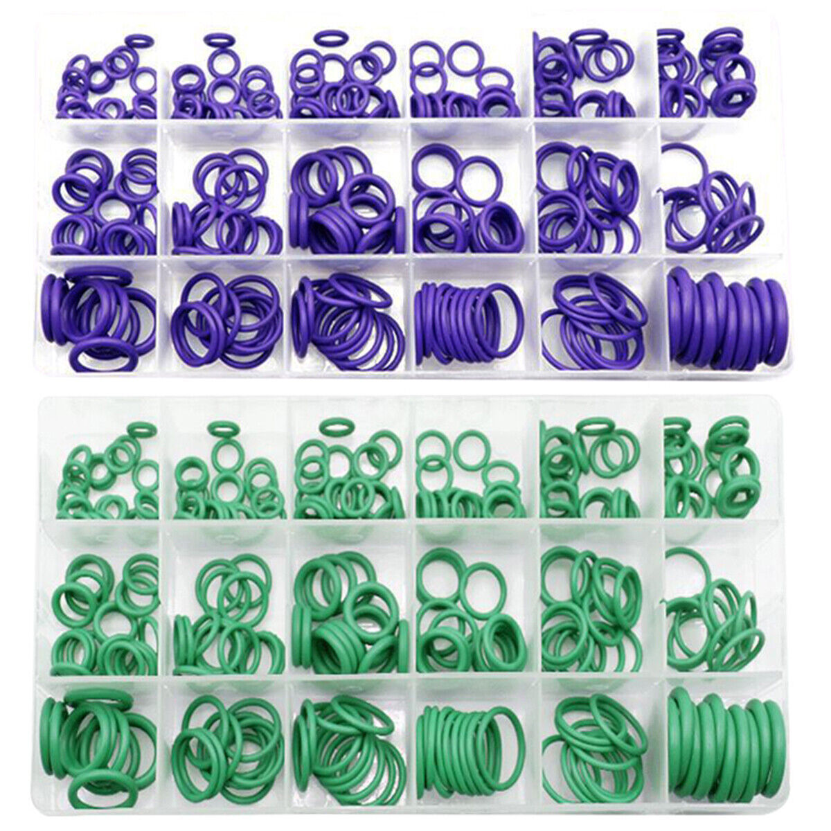 270pcs Rubber O Ring Fluorine Assortment Set Universal Oil Gasket Seal ...
