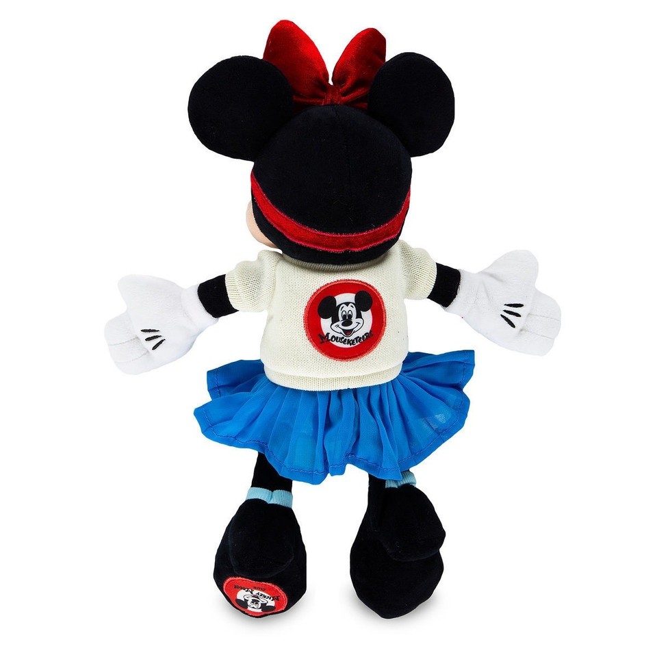 DISNEY PARKS AUTHENTIC MICKEY MOUSE CLUB MOUSEKETEER MINNIE PLUSH LOGO ...