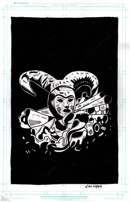 CLASSIC HARLEQUIN PINUP~ANTHONY CACIOPPO~NEW ART | eBay