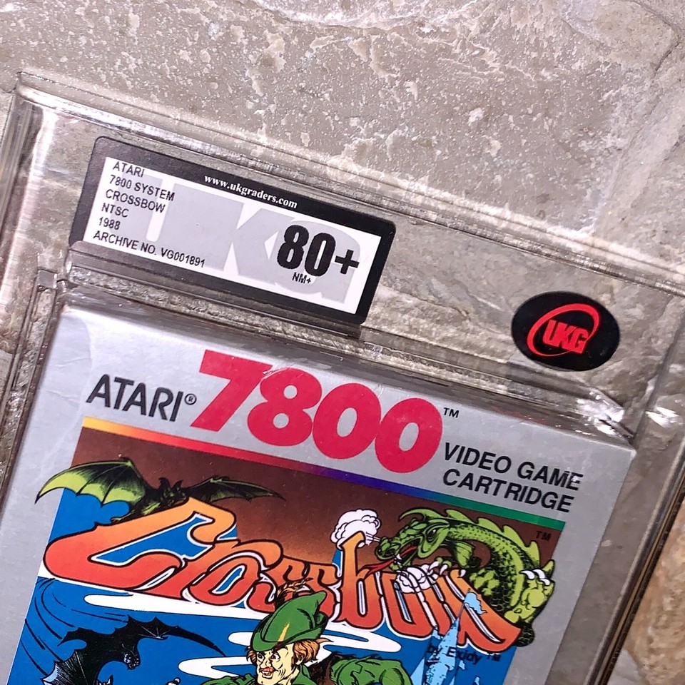 New Atari 7800 Crossbow Factory Sealed UKG 80+ Graded 1988 Video Game ...